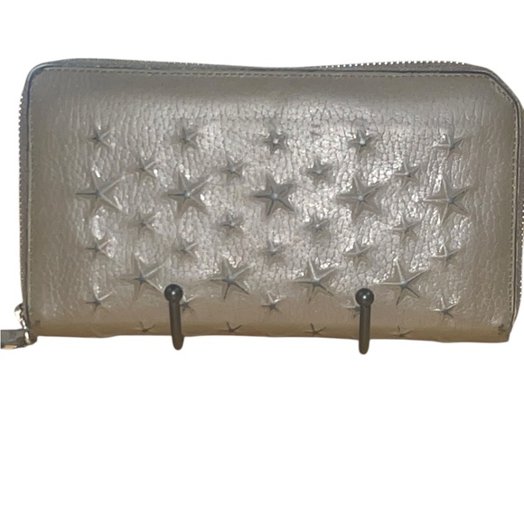 Jimmy Choo | Bags | Jimmy Choo Carnaby Star Embossed Wallet W Coa ...